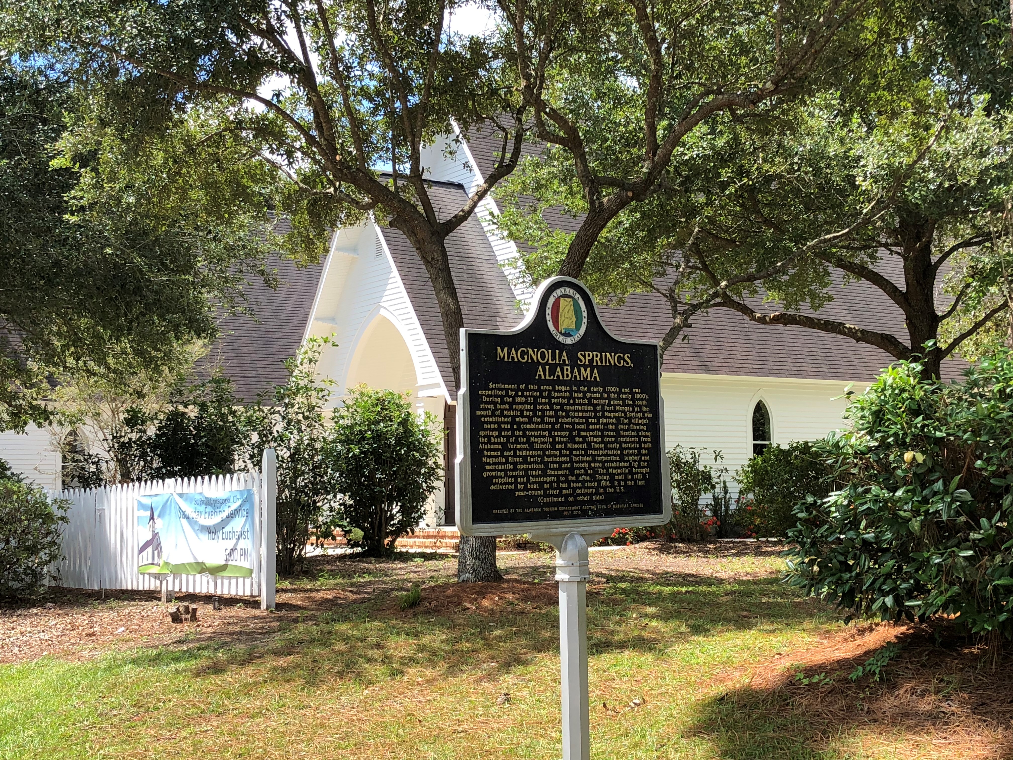 Magnolia Springs, Alabama Historical Marker – Historical Markers of the ...