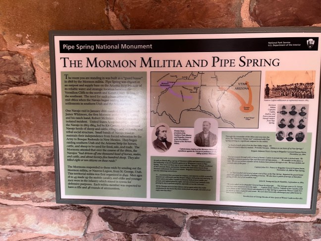 Pipe Spring National Monument Historical Marker – Historical Markers of ...