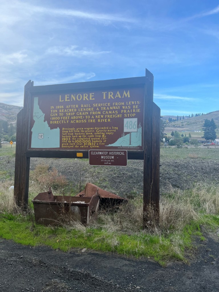 Lenore Tram Historical Marker, Lenore, Idaho – Historical Markers of ...