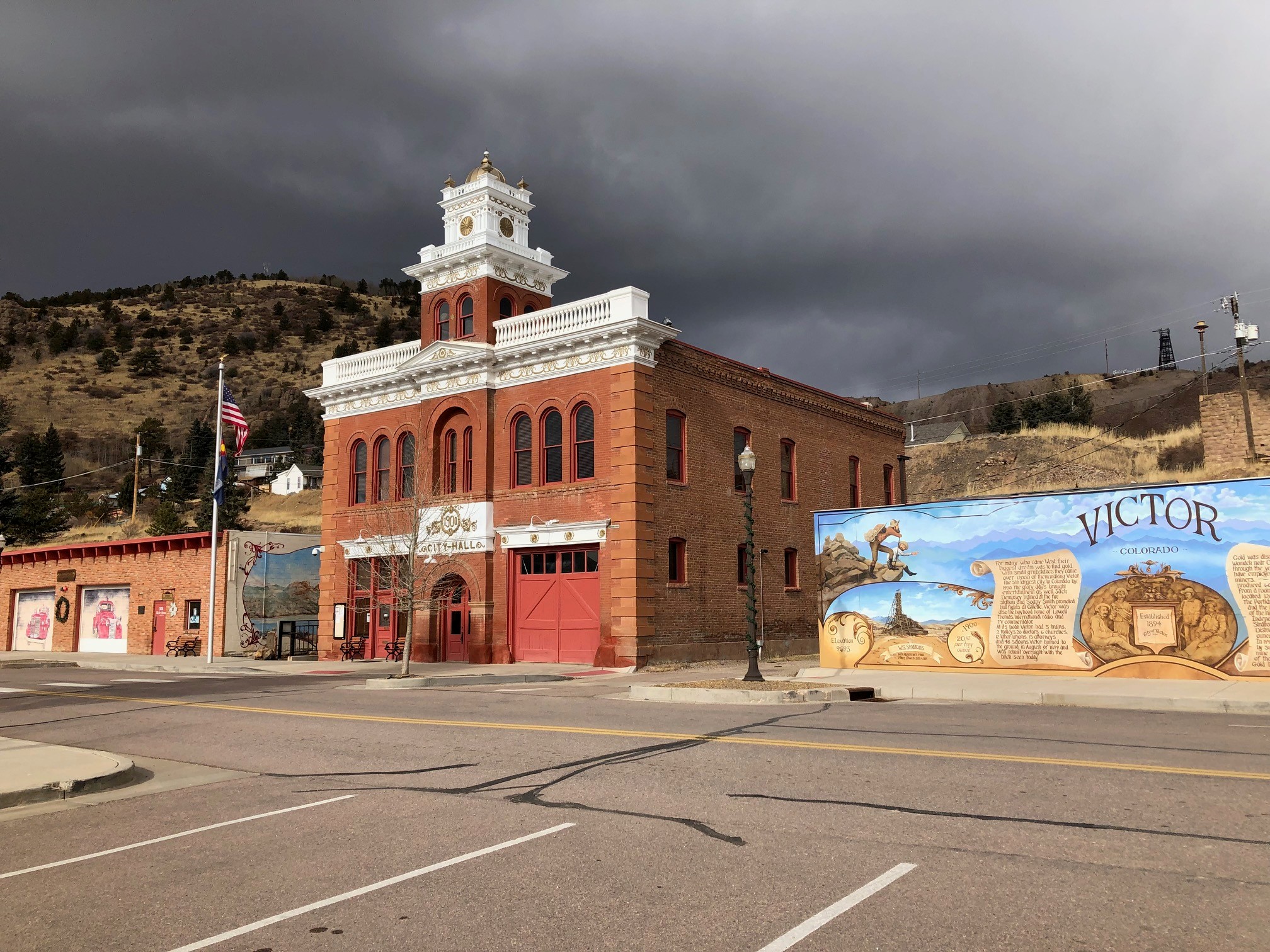 Victor City Hall Historical Marker, Victor, Colorado – Historical ...