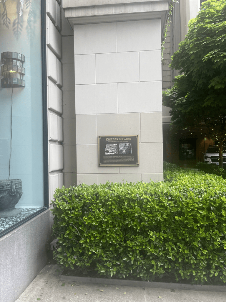 Victory Square Historical Marker, Seattle, Washington – Historical ...